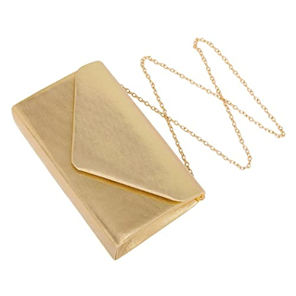 SUCCUNA Women Clutch Purse Evening Bag Gold Crossbody Handbag for Wedding Party