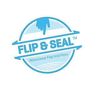 500#9 FLIP & SEAL Double Window Security Envelopes - for Invoices, Statements & Documents, Self-Sealing Adhesive Seal, Security Tinted, Size 3-7/8 x 8-7/8-24 LB - 500 Count (30109)