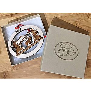 Elk Personalized Christmas Ornament | Hunting Gift for Men and Women, Elk Decoration, Fathers Day Gift, Customizable Gift, Wildlife Decor, 501074