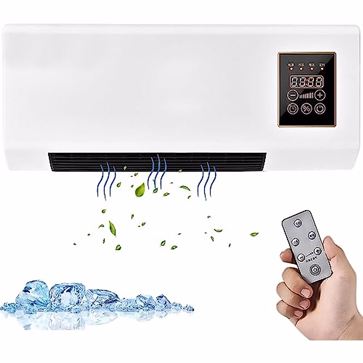 Newly Wall Mounted Conditioner With RC, Household All Season Conditioner Portable Cold & Heating Conditioner, Small Air Conditioner for Bedroom Study