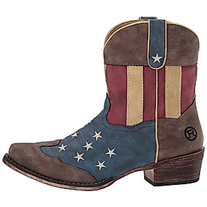 Roper Womens Flotus Boot, Brown, 8.5