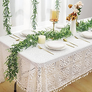 Dolicer Eucalyptus Garland, 12FT Faux Greenery, Artificial Leaves Vine, Fake Hanging Garlands Wedding Decor (Grey Green)