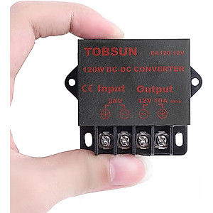 DC 24V to DC 12V 10A 120W Step Down Buck Converter Voltage Regulator Reducer Power Converter Mini Module Transformer