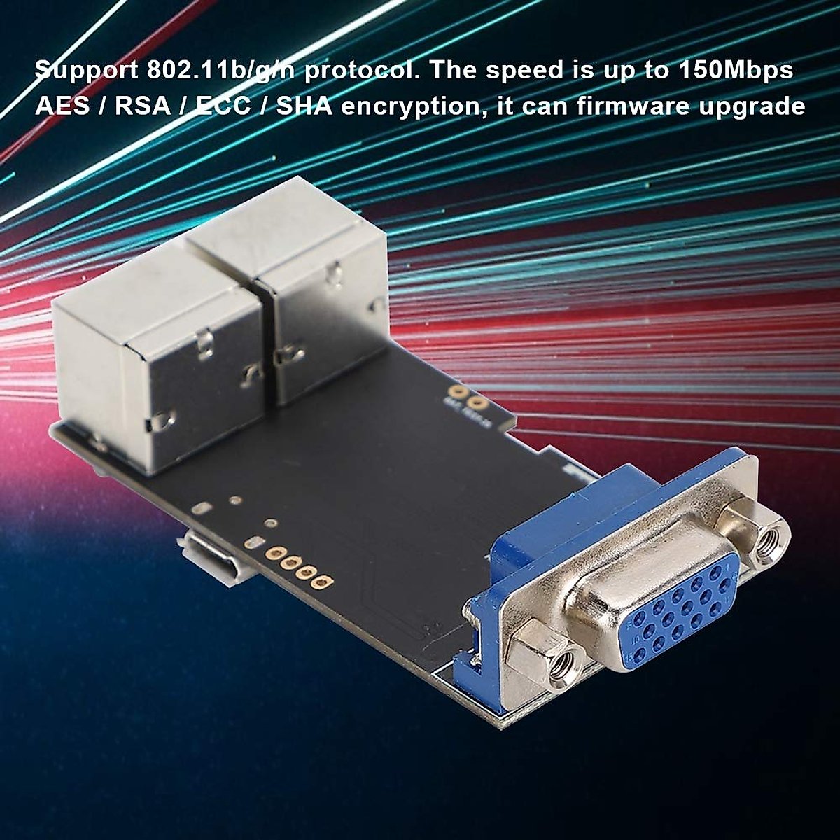 VGA Control Module, PS/2 Keyboard Control Module Support Network IPv4/IPv6/SSL.TCP/UDP/HTTP/FTP/MQTT, Control Module for FreeRTOS