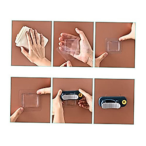 4pcs Mop Broom Holder Garage Utility Hooks Wall Mounted Mop Hanger Storage Rack Brooms Wall Mounted Shelves for Dustpan Hanger Broom Organizer Wall Mounted Mop Holder Beige JEWEDECO