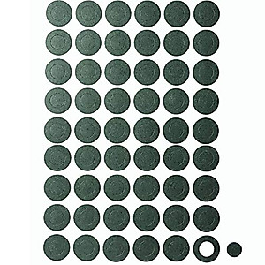 Maxmoral 200pcs 18650 Lithium Battery Insulator Rings Hollow Paper Pad Electrical Insulation Ring Adhesive Cardboard Sticker(Red+Green)