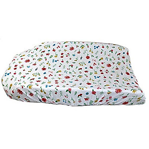 Changing Pad Cover Floral Organic Cotton for Girls (Changing Pad)