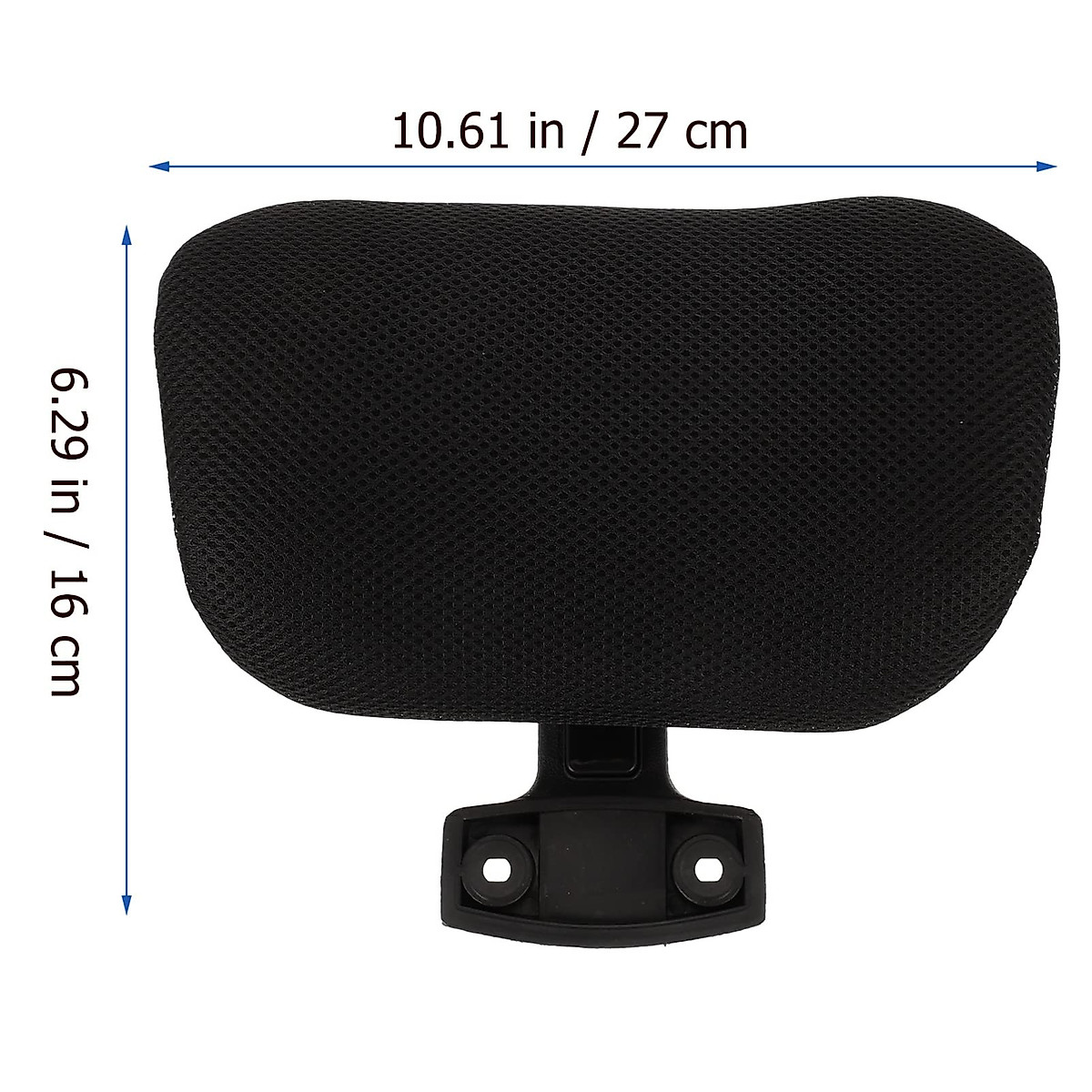 Tofficu Office Chair Headrest Attachment Computer Chair Headrest Adjustable Chair Head Cushion Head Rest for Office Chair(3.0cm Fixing Clips)