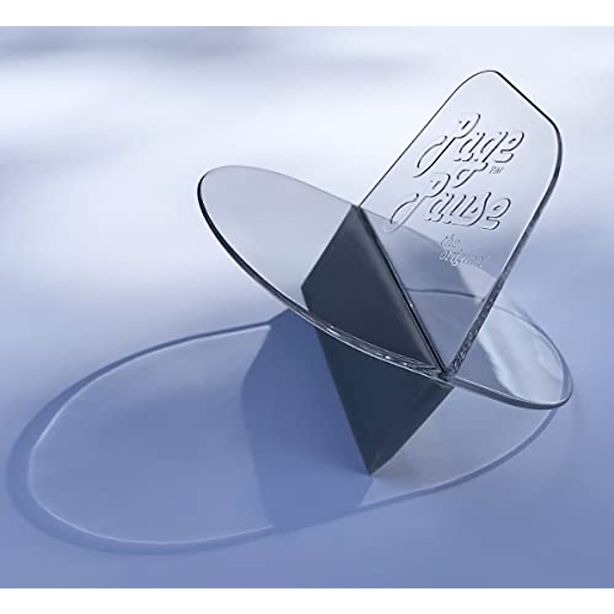 Page Pause - New Product ! - Book Page Holder - for Paperback Books Only (Not Hardbacks) - Hands Free Reading, Taking Notes, Treadmill, Computer - Insert in Books Crevice & Pages Stay Open - Bookmark