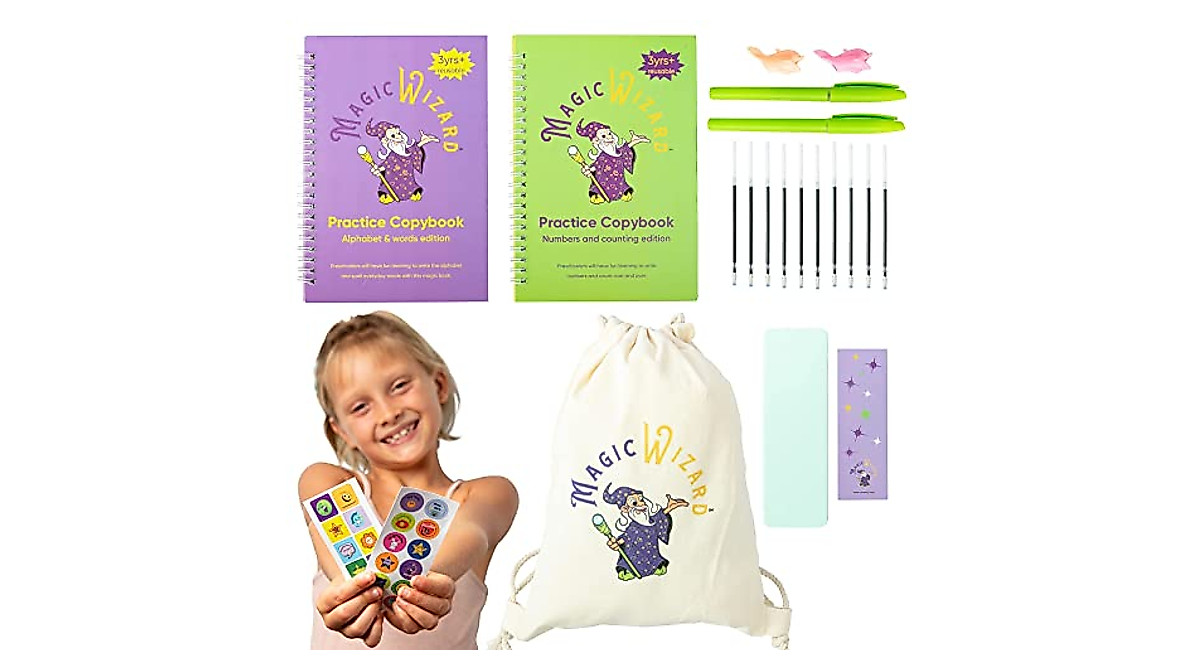 Magic Practice Copybook for Kids Ages 3-6 | Write & Draw with Ease