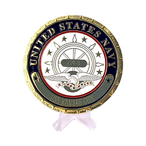 USS Kansas City AOR 3 Navy Ship Plaque