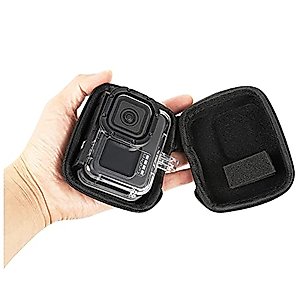 Hard Carrying Case for GoPro Hero 11 10 9 8 7 6 5 4 Waterproof Housing Case,DJI Osmo Action 3 Camera Waterproof Shell,Insta360 One R RS AKASO Underwater Dive Shell and More