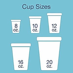 PerfecTouch 5356DX WiseSize Insulated Paper Cup, Coffee Dreams Design, 16 oz Capacity (20 Packs of 25)