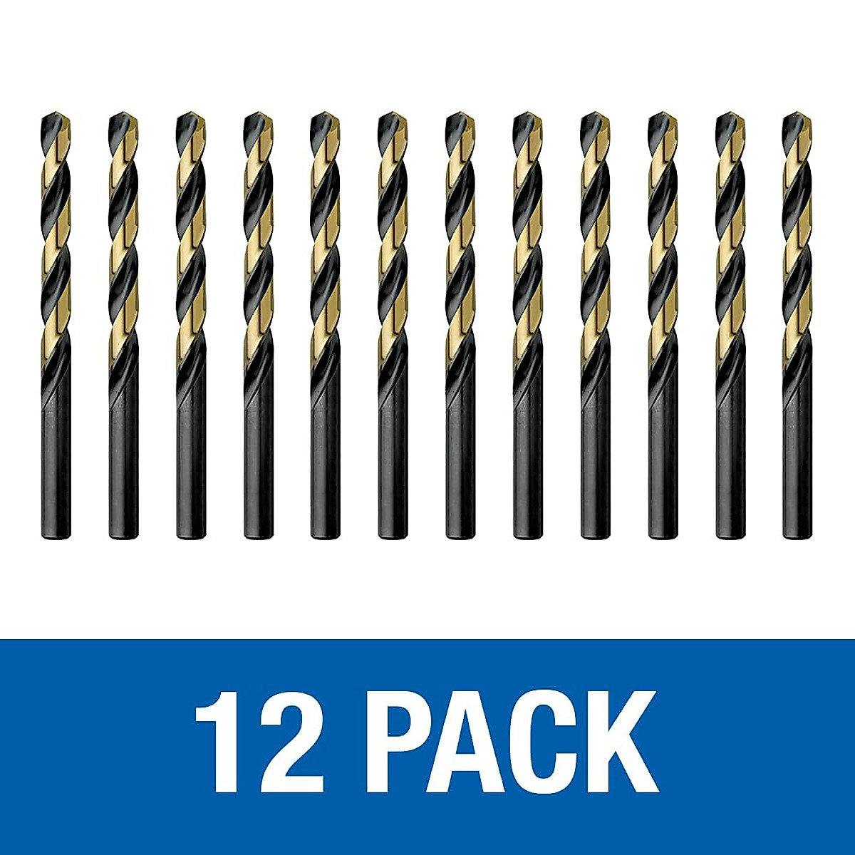 Champion Cutting Tool Heavy Duty BlackGold Jobber Drill Bits, 135 Degree Split Point: XGO-5/16 (6 pieces per pack)-MADE IN USA
