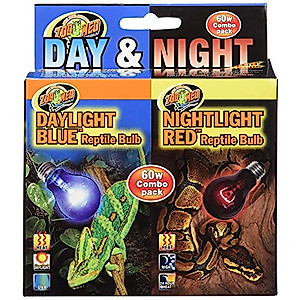 Zoo Med Day Night Reptile Bulbs (60 watts) Combo Pack