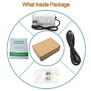 87.6V 5A LiFePO4 Smart Charger with Multiple Safety Protections Suitable with Cooling Fan for 24S 72V LiFePO4 Battery Charger