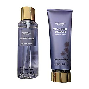 Victoria's Secret Midnight Bloom Fragrance Mist and Body Lotion Gift Set (Midnight Bloom)