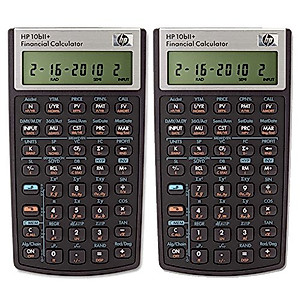 HP 10bII+ Financial Calculator (NW239AA) Pack of 2