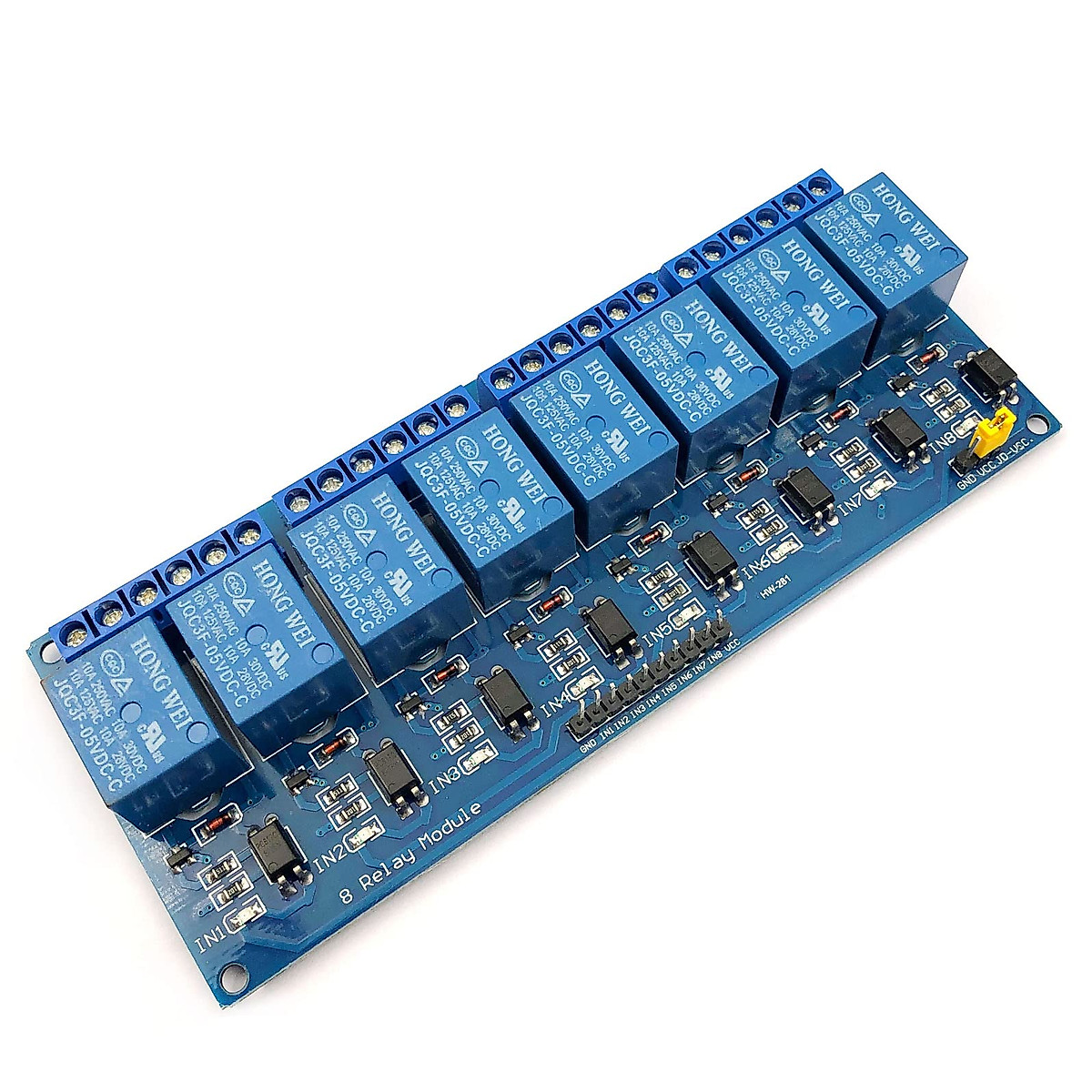 FainWan 2pcs 8 Channel DC 5V Relay Module with Optocoupler for UNO R3 MEGA 2560 1280 DSP ARM PIC AVR STM32 Rasp-Berry Pi