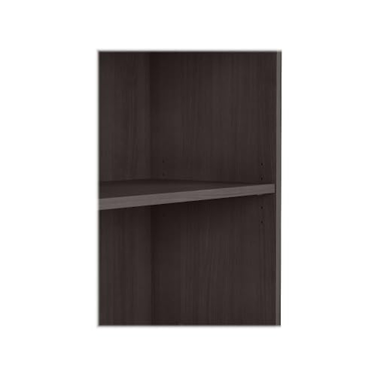 Bush Business Furniture Hybrid Small 2 Shelf Bookcase in Storm Gray