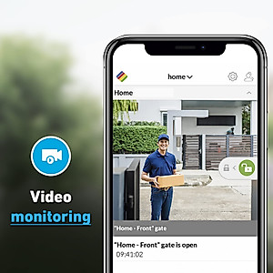 ismartgate LITE Smart Gate Opener Remote, APP Control, Compatible with Apple Homekit, Amazon Alexa, Google Assistant and IFTTT. Compatible with All Gates. Wireless sensor included.