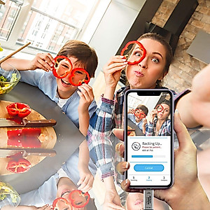 Picture Keeper Connect Photo & Video USB Flash Drive for Apple, Android, and PC Devices, 128GB Thumb Drive