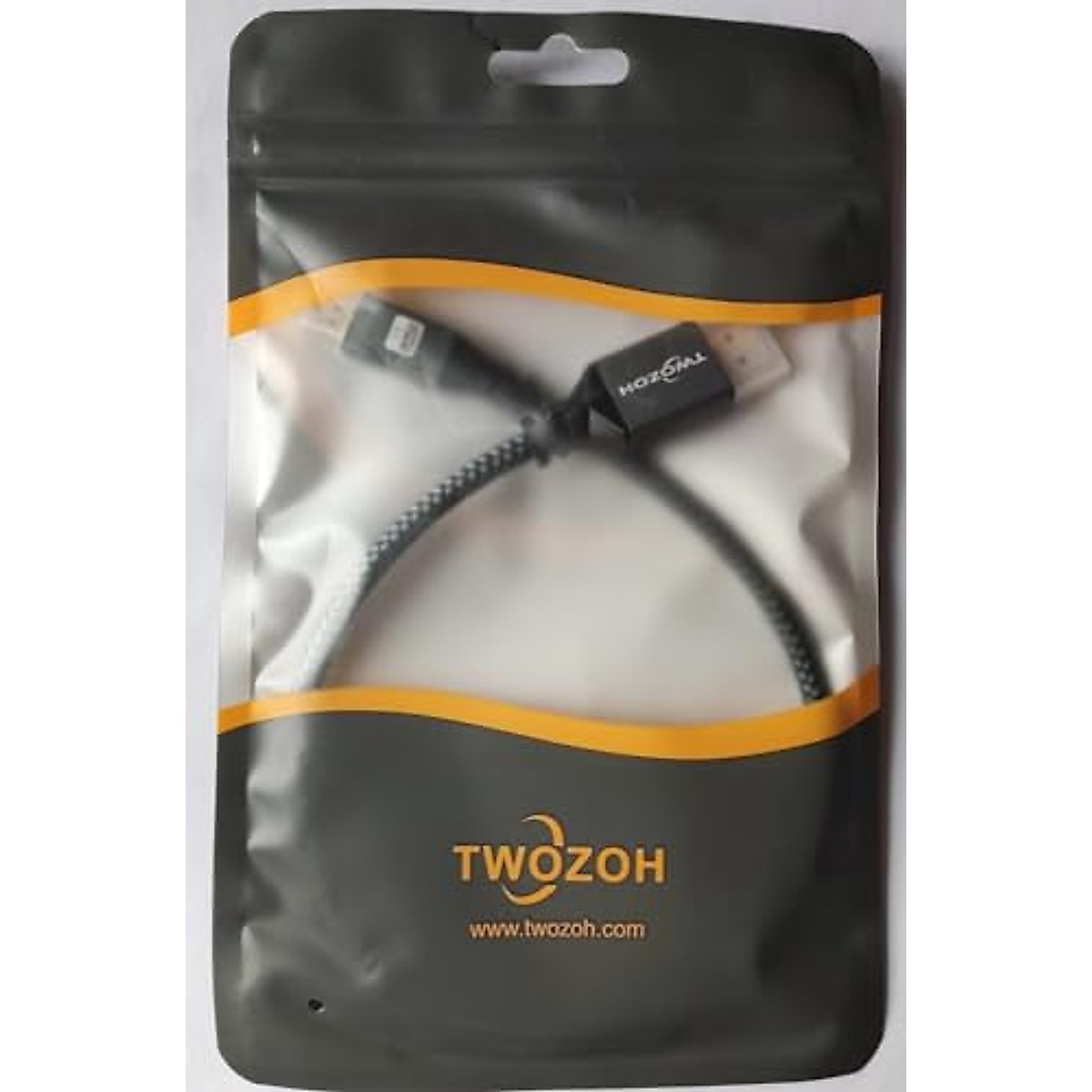 Twozoh 4K Micro HDMI to HDMI Cable 1FT, Short High-Speed Full HDMI to Micro HDMI Braided Cord Support 3D 4K/60Hz 1080p
