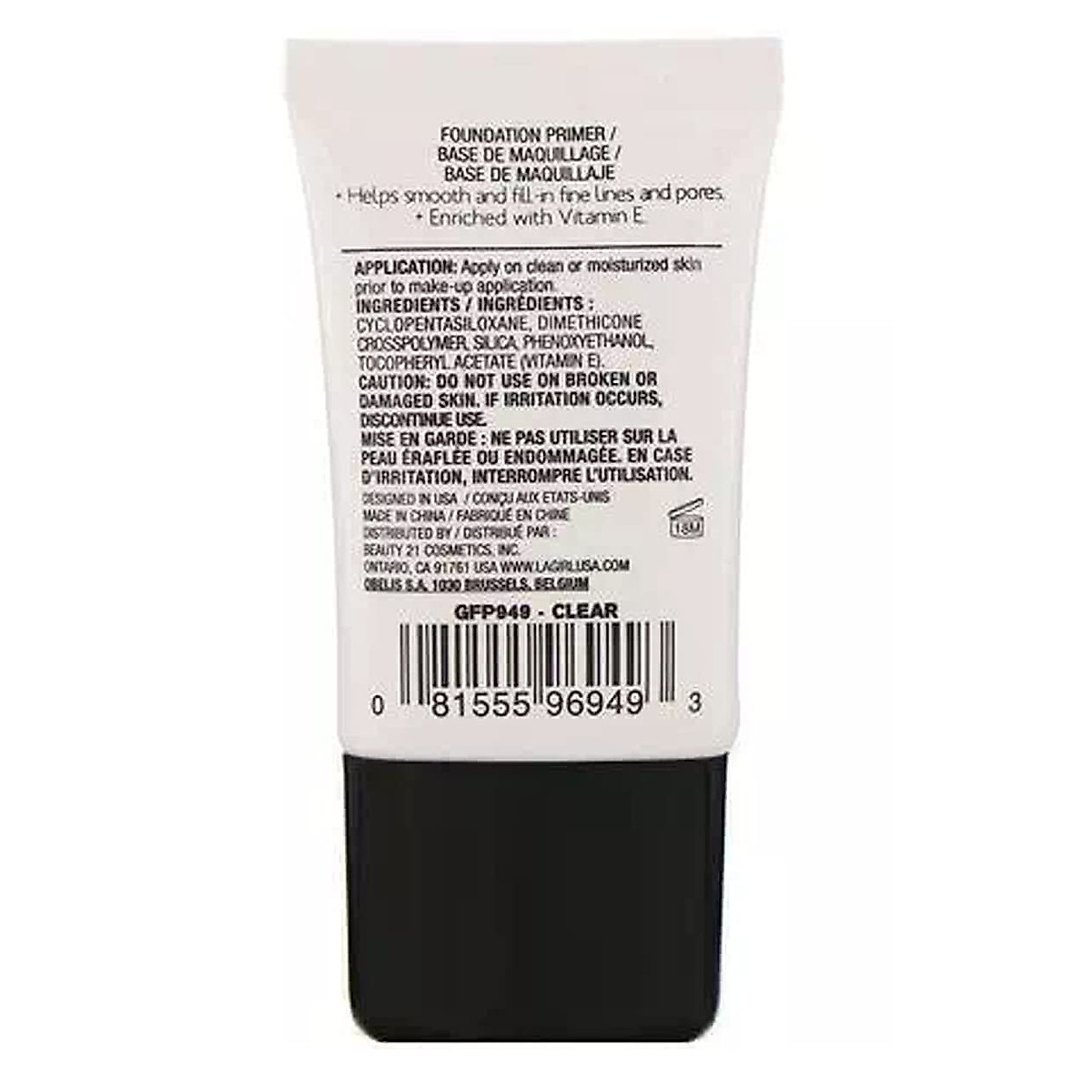 L.A. Girl High Definition Smoothing Face Primer With Vitamin E, Assortment, 0.5 Fl Oz (Pack of 3)