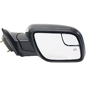 Kool Vue Passenger Side Power Heated Mirror for Ford Explorer 2016-2019 Manual Fold With Signal Light, Spotter Glass & Puddle Lamp; Without Memory & Auto-Dimming Paintable