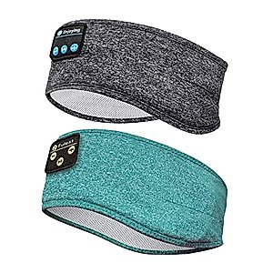 Sleep Headphones Bluetooth Headband, Perytong Sports Bluetooth Headband Headphones with Thin Speakers, Sleep Earbuds, Sleeping Headphones for Workout Running Yoga Nap, Gift for Men and Women