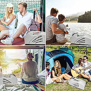 Portable Air Conditioner, Tent Air Conditioner, 2350 BTUs of Cooling, 650W Low Power Consumption, No Drainage Required, for Outdoor Camping/RVs or Home Use