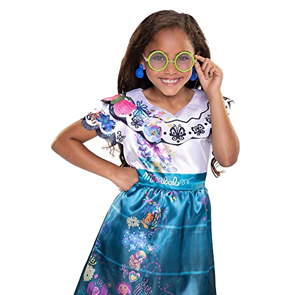 Disney Encanto Madrigal Sisters Dress Up Trunk, Mirabel & Isabela Fashion Dresses Fit Sizes 4-6x [Amazon Exclusive]