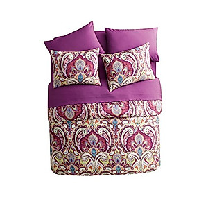 VCNY Home AliciaBohemian Paisley 8 Piece Bed-In-A-Bag Comforter Set, King, Multi