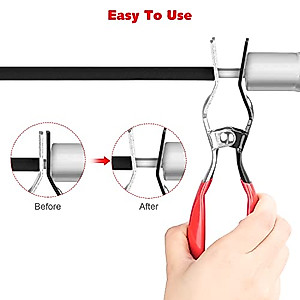 JMMRRR Separator Pliers Pipe Repairing Tool, Automobile Hose Remover Separator Pliers, Auto Fuel and Vacuum Line Tube Hose Remover for Fuel Hoses, Radiator Hoses, Gas Lines