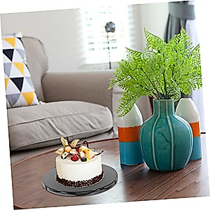 UKCOCO Rotary turntable base cookie lazy susans cake plate turntable cake making accessories turn table swivel base spices turntable hardwares to rotate household plastic turntable rack