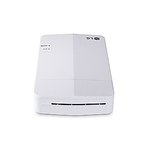 New LG PD251 Portable Mobile Pocket Photo Printer 3 [White] (Follow-up Model of PD241 and PD239) Bluetooth Wireless Printing for iOS, Android and Windows OS