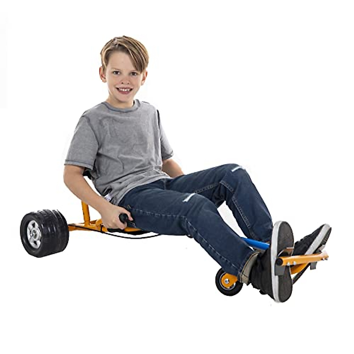 Hot Wheels Roller Racer Go Kart, Kid Powered! No Motor! No Batteries!, Rides on Any Hard Surface Indoors or Outdoors