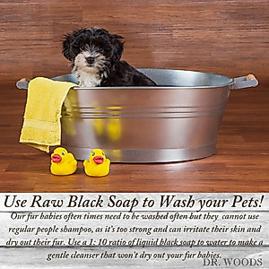 Dr. Woods Raw Black Liquid Castile Soap with Pump, 32 Ounce