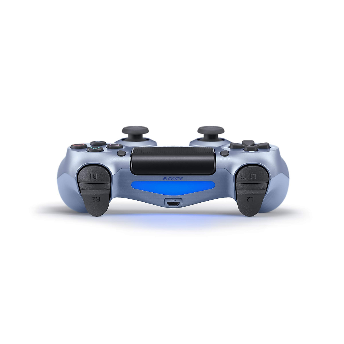 DualShock 4 Wireless Controller for PlayStation 4 - Titanium Blue (Renewed)