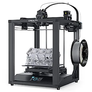 Official Creality Ender 5 S1 3D Printer 250mm/s Printing Speed with CR Touch Auto Leveling, Sprite Extruder, High Precision Z-axis, Removable PC Build Plat