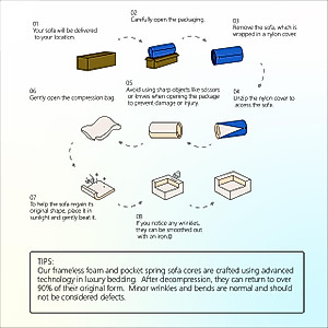 VnndeNest 108''×108'' Modular Sectional Couch, Luxury L-Shaped Sofa Couch, Upholstered Comfy Sherpa Fabric Sectional Sofa Couch, Modern 5 Seater Corner Sofa for Living Room, Apartment, Office, Grey