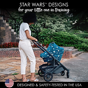 Milk Snob Original Star Wars 5-in-1 Cover, The Child, Added Privacy for Breastfeeding, Baby Car Seat, Carrier, Stroller, High Chair, Shopping Cart, Lounger Canopy - Newborn Essentials, Nursing Top
