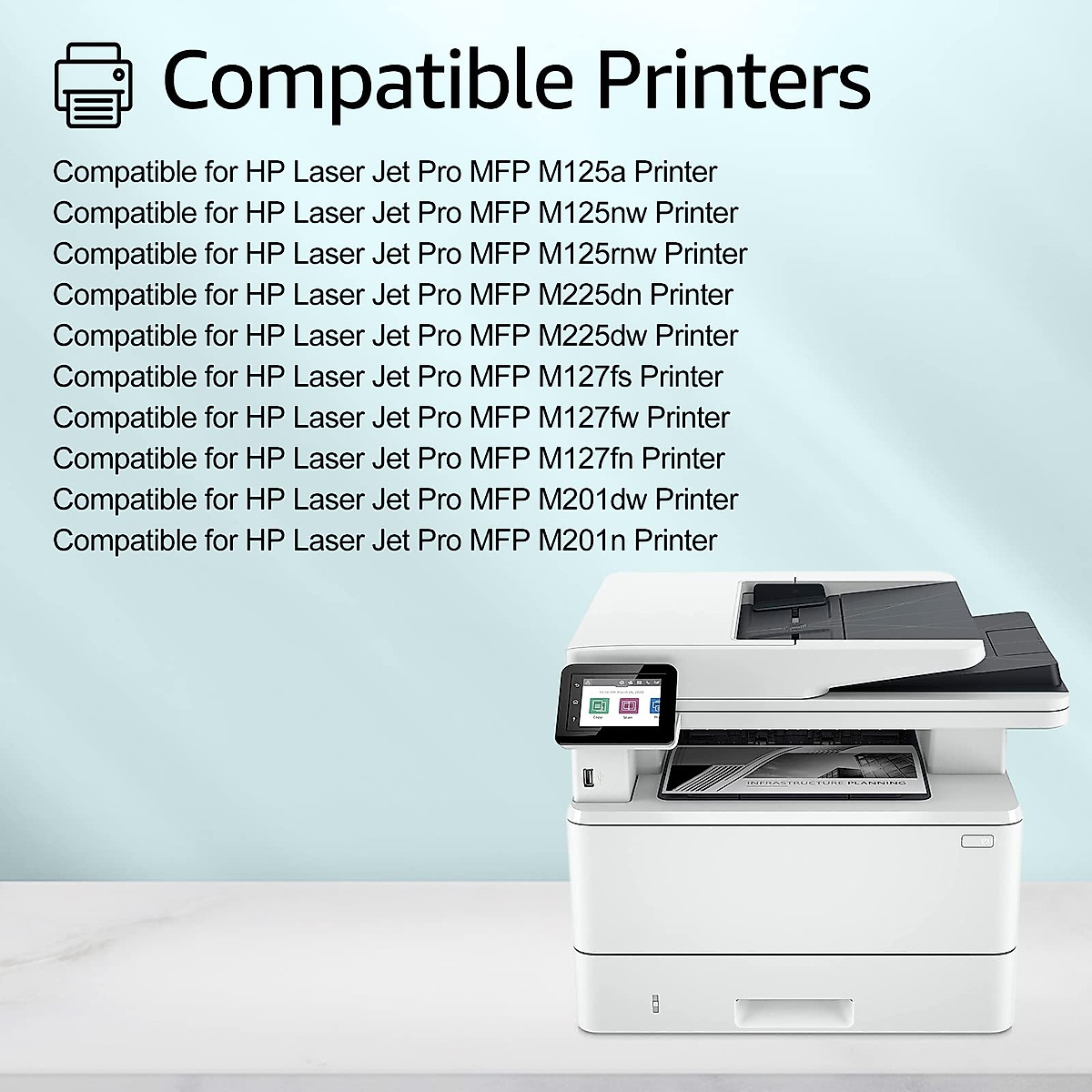 greencycle Compatible CF283A 83A Toner Cartridge Replacement for HP Laserjet Pro MFP M125a M125nw M125rnw M225dn M225dw M127fw M201dw M201n Printer ( Black,3 Pack )