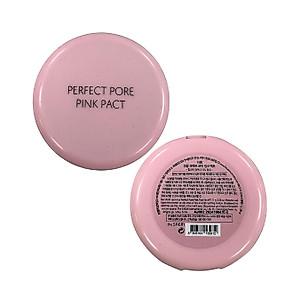 THESAEM Saemmul Perfect Pore Pink Pact - Makeup Finishing Pressed Powder for Sebum Control and Pore Minimization, Soothes Sensitive Skin with Calamine, Setting Powder, Clumps Free 12g