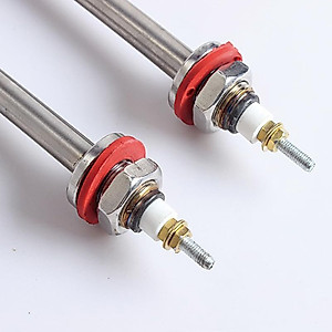 U Shape Rice Steamer Heating Pipe, M16 220V/1KW Immersion Heater Element 304 Stainless Steel Heating Element for Water Tanks Rice Steamer Towel Cart