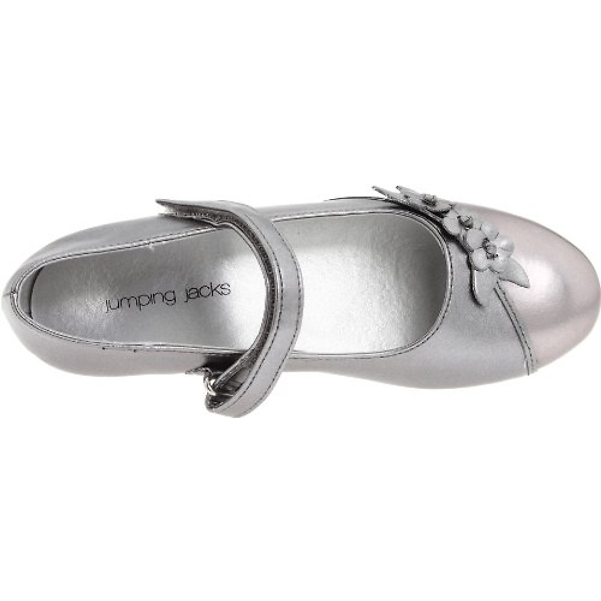 Jumping Jacks Amber Mary Jane (Toddler/Little Kid/Big Kid),Pewter,9 M US Toddler