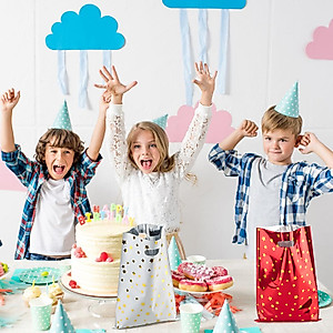 PintreeLand Large (7.8 * 11.3inch) Party Favor Bags, Goodie Treat Loot Bags for Kids Children Birthday, Baby Shower (30PCS, Large)