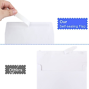 Joyberg Blank Cards and Envelopes 4x6, 30 Pack White Invitation Cardstock with 30 Pack Envelopes, Self-Seal Thank you Blank Greeting Cards and Envelopes, for All Occasions DIY, Print custom