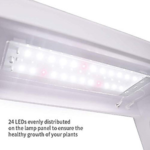 Indoor Herb Garden Light，Auto Smart Cycle Timer Funtion, Plant Grow Lamps Great Starter Unit for Growing herb/Plant Seeds，for Succulent, Rosemary, Vegetable, Basil(1 Layers)