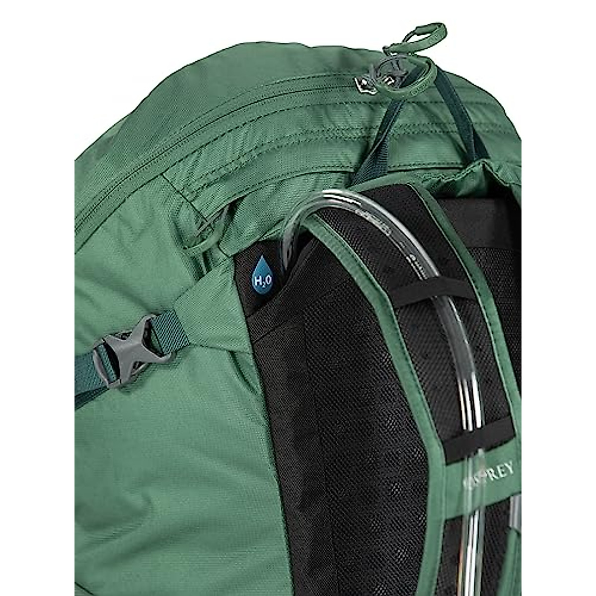 Osprey Skarab 30L Men's Hiking Backpack with Hydraulics Reservoir, Tundra Green, One Size